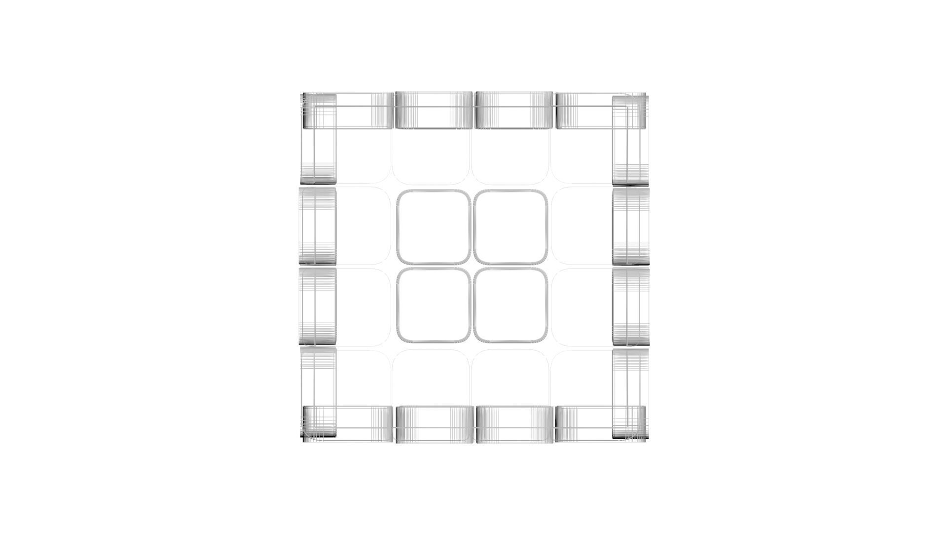 Checker Cube 3D model | CGTrader