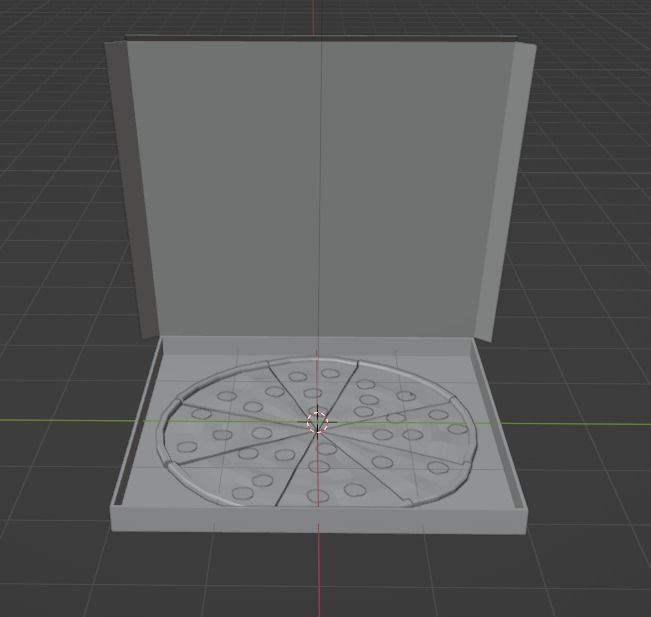 3D model Pizza Pepperoni VR / AR / low-poly | CGTrader