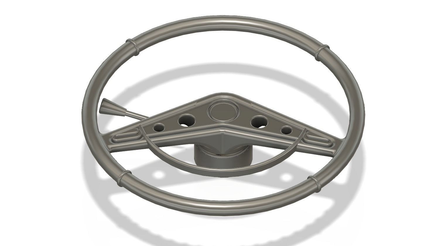 3d printable 1-24 17 inch Chevy Impala 59-60 steering wheel 3D model 3D ...