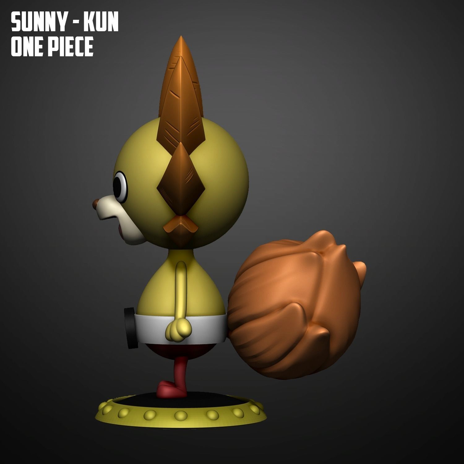 SUNNY - KUN - ONE PIECE 3D model 3D printable | CGTrader