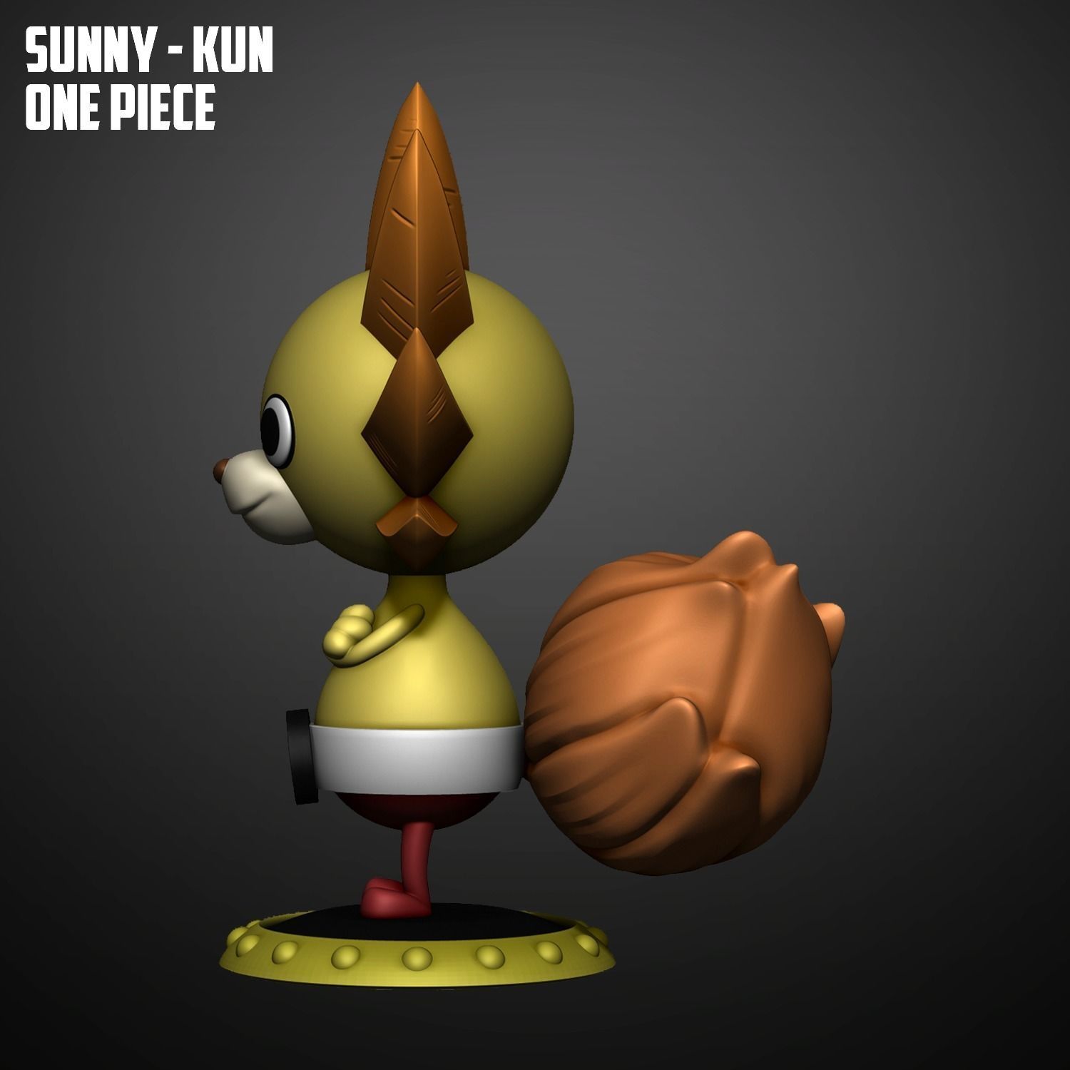 SUNNY - KUN - ONE PIECE 3D model 3D printable | CGTrader