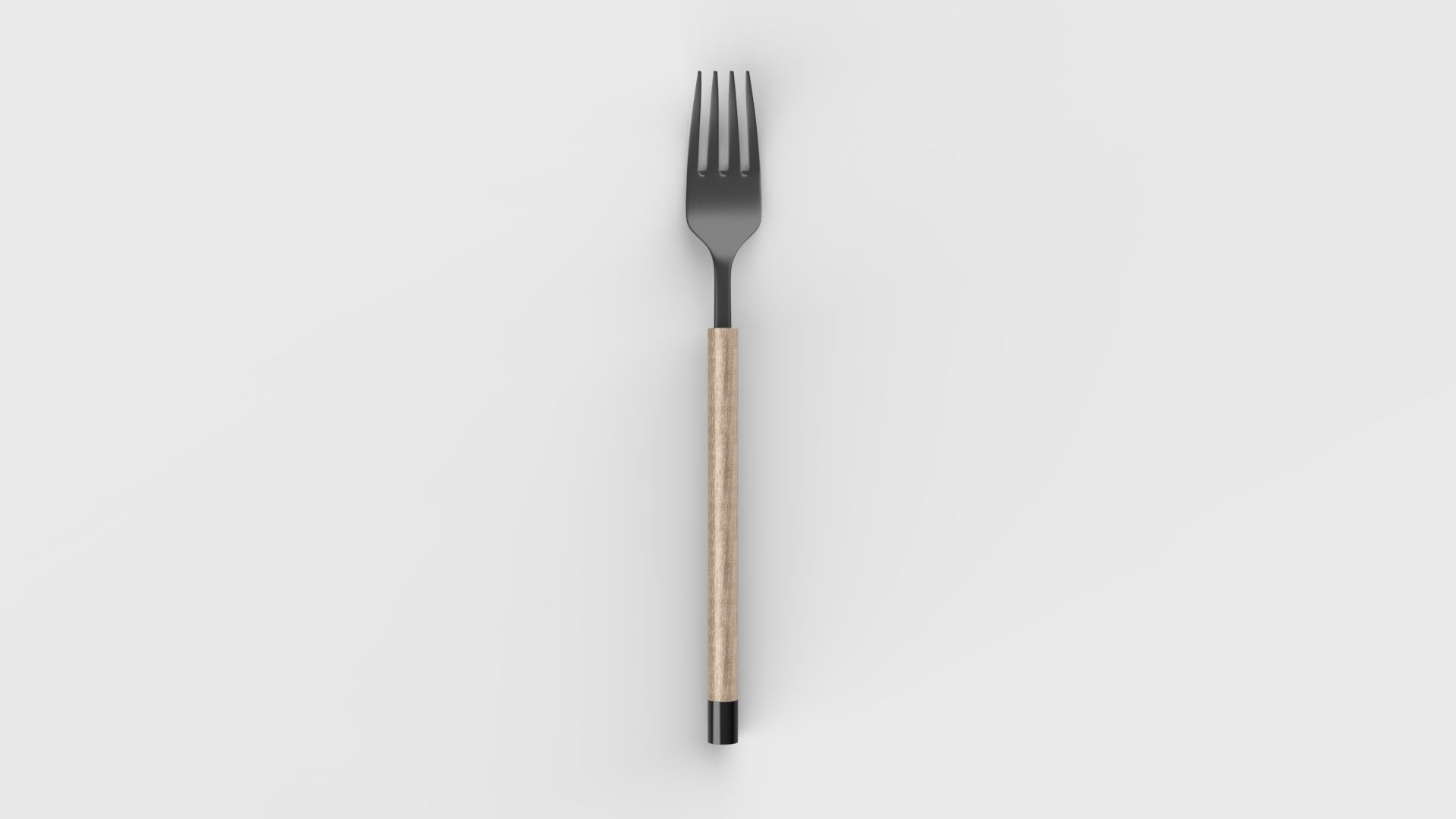 Minimalist design fork 3D model rigged | CGTrader