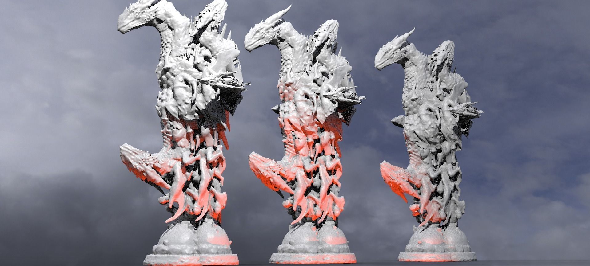 Hades Underworld Pillar 2 3D model | CGTrader