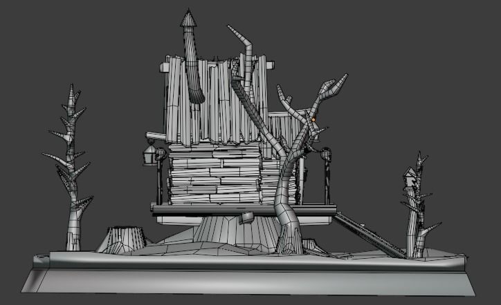 Witch House 3D model | CGTrader