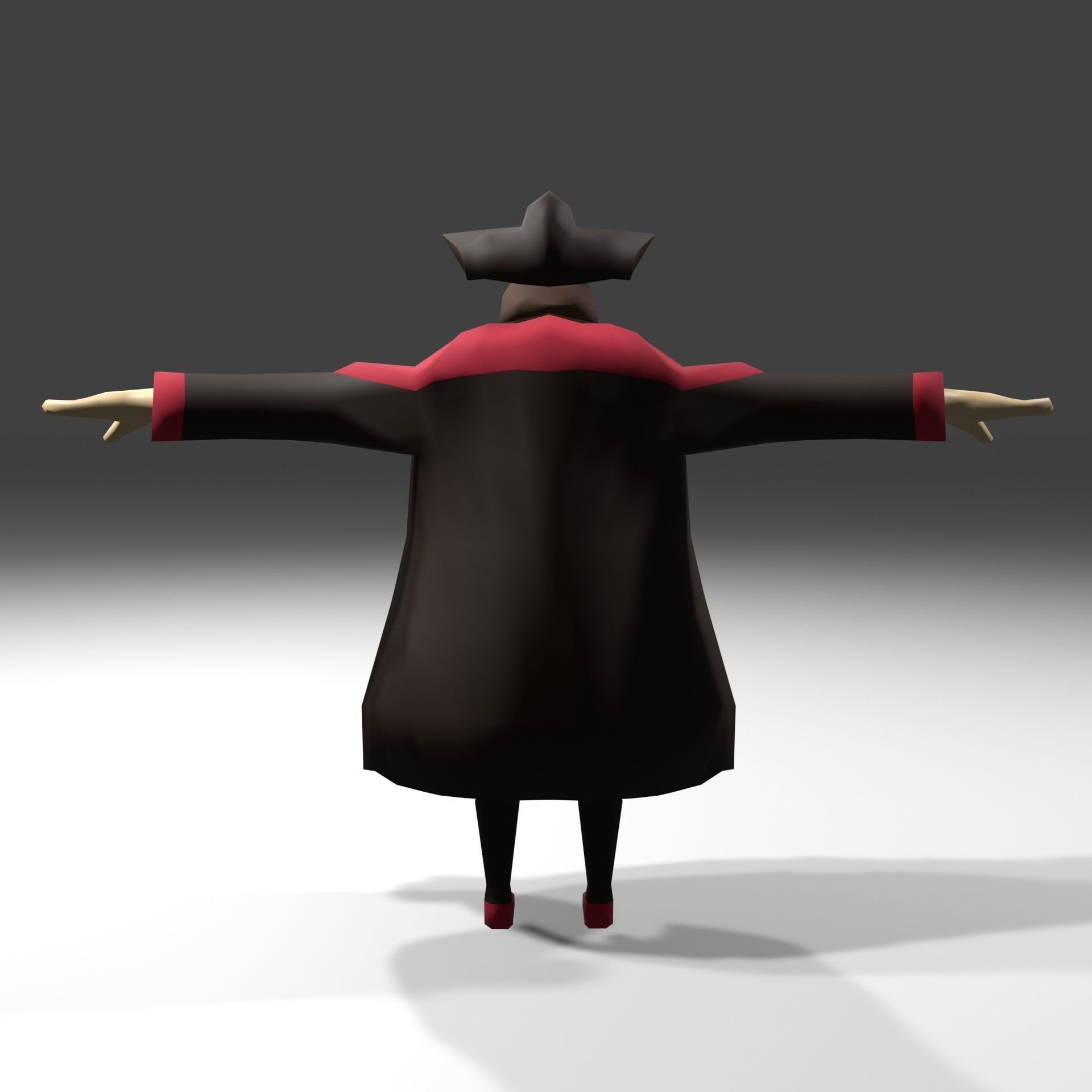 3D model Stylized Lowpoly 17th Fat Man VR / AR / low-poly | CGTrader