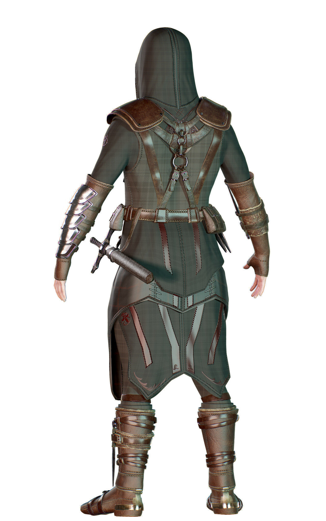 3D model Assassin VR / AR / low-poly | CGTrader