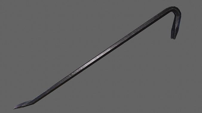 3D model PBR Crowbar V2Black VR / AR / low-poly | CGTrader