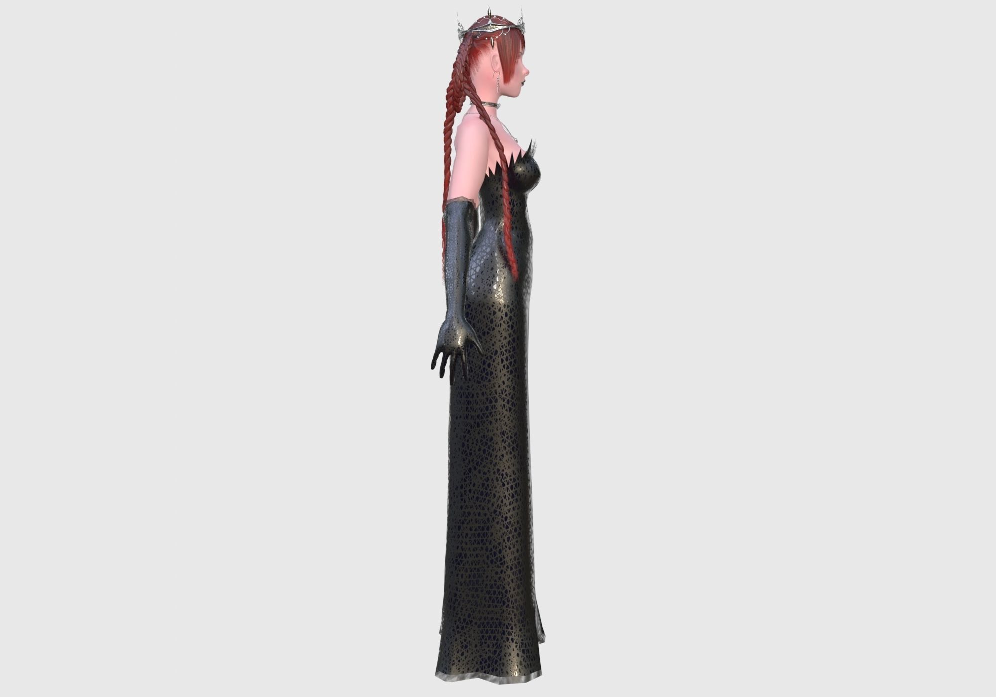 3D model Stylized Queen Woman VR / AR / low-poly | CGTrader