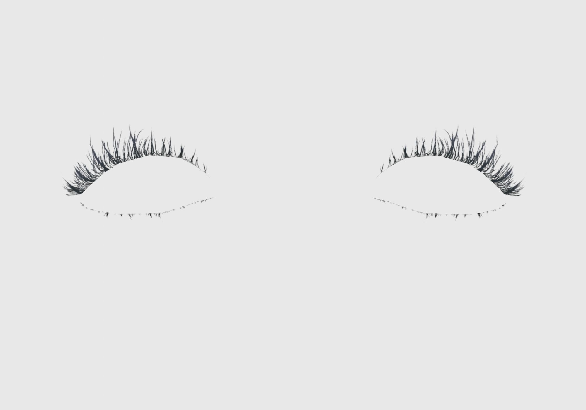 Middle Long Eyelashes 3D model | CGTrader