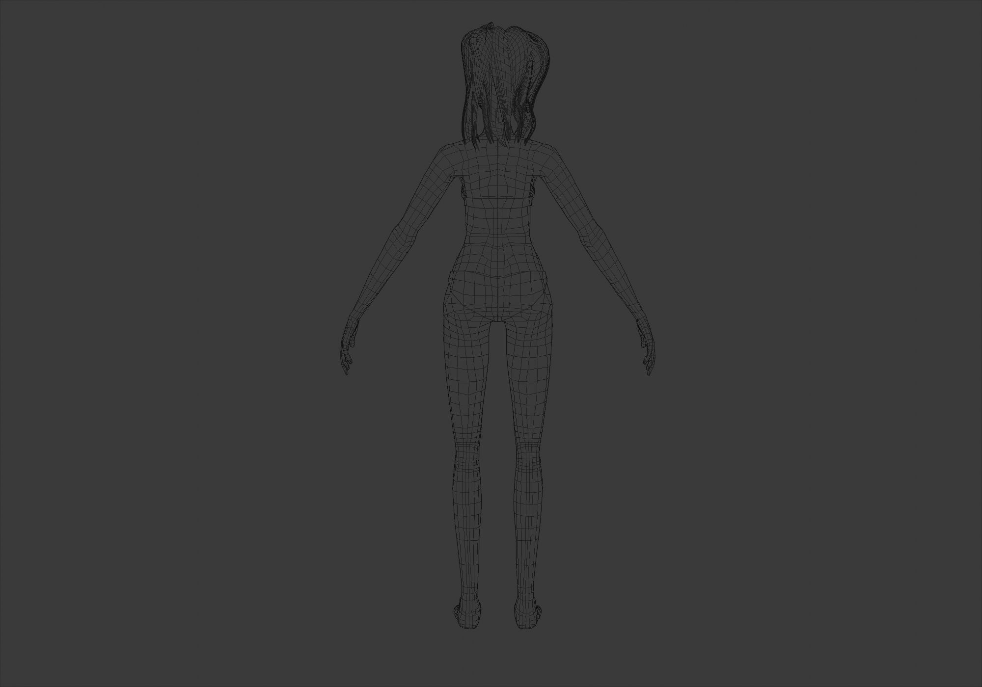 3D model Female Body Woman VR / AR / low-poly | CGTrader