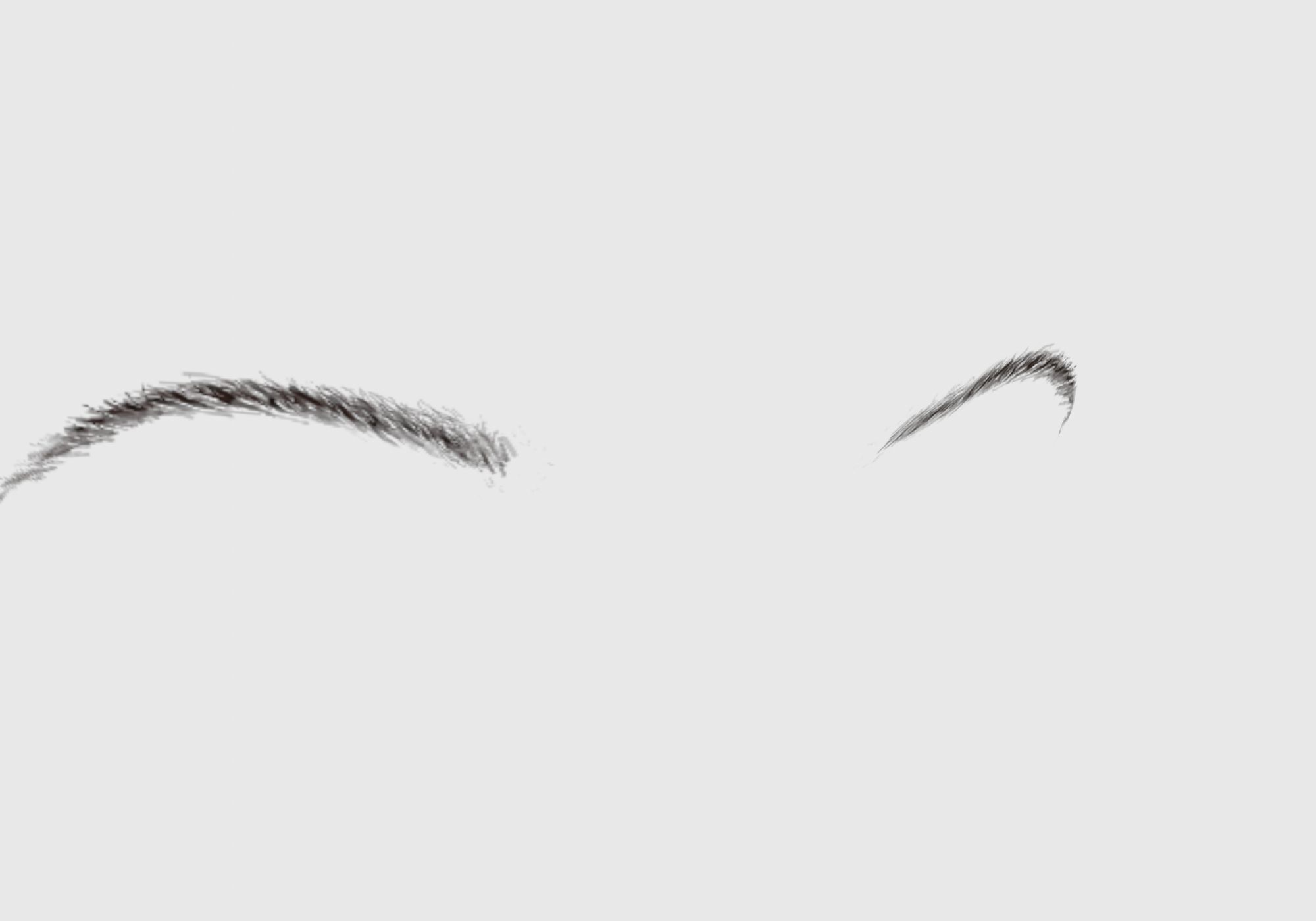 Dark Basic Eyebrow 3d Model Cgtrader
