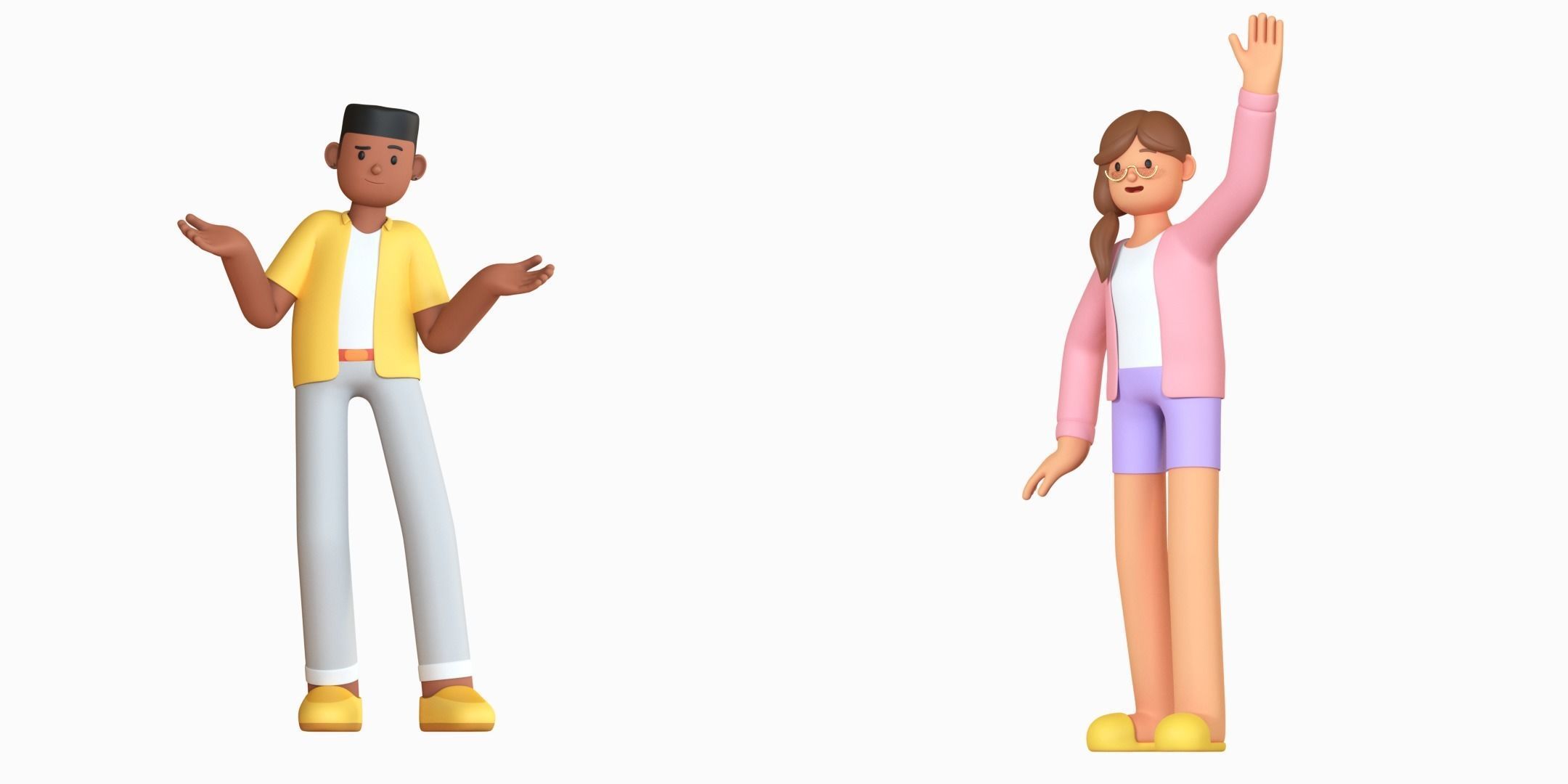 22 CASUAL CHARACTERS RIGGED ANIMATED 3D model animated rigged | CGTrader