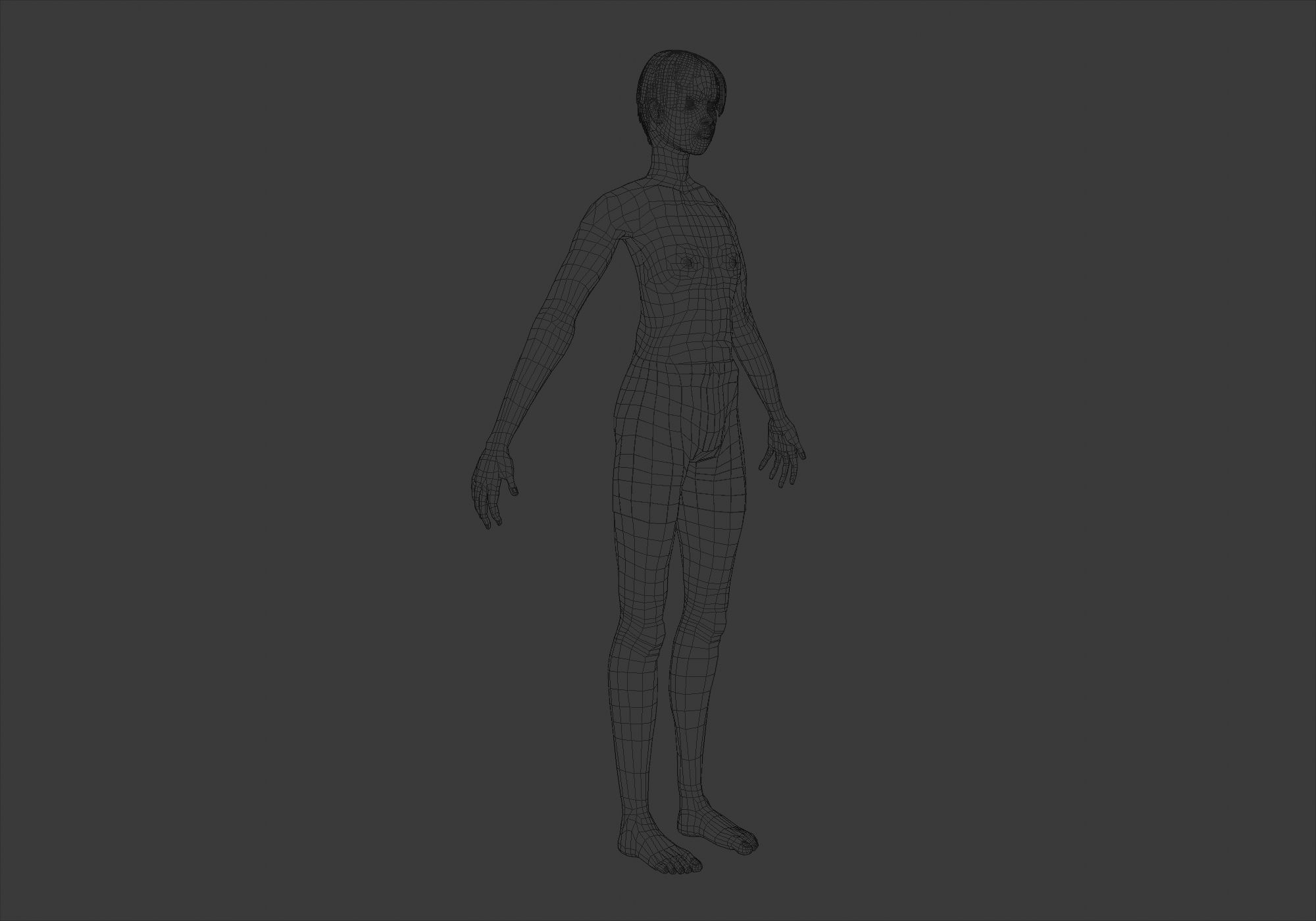 Basic Young Man 3D model | CGTrader