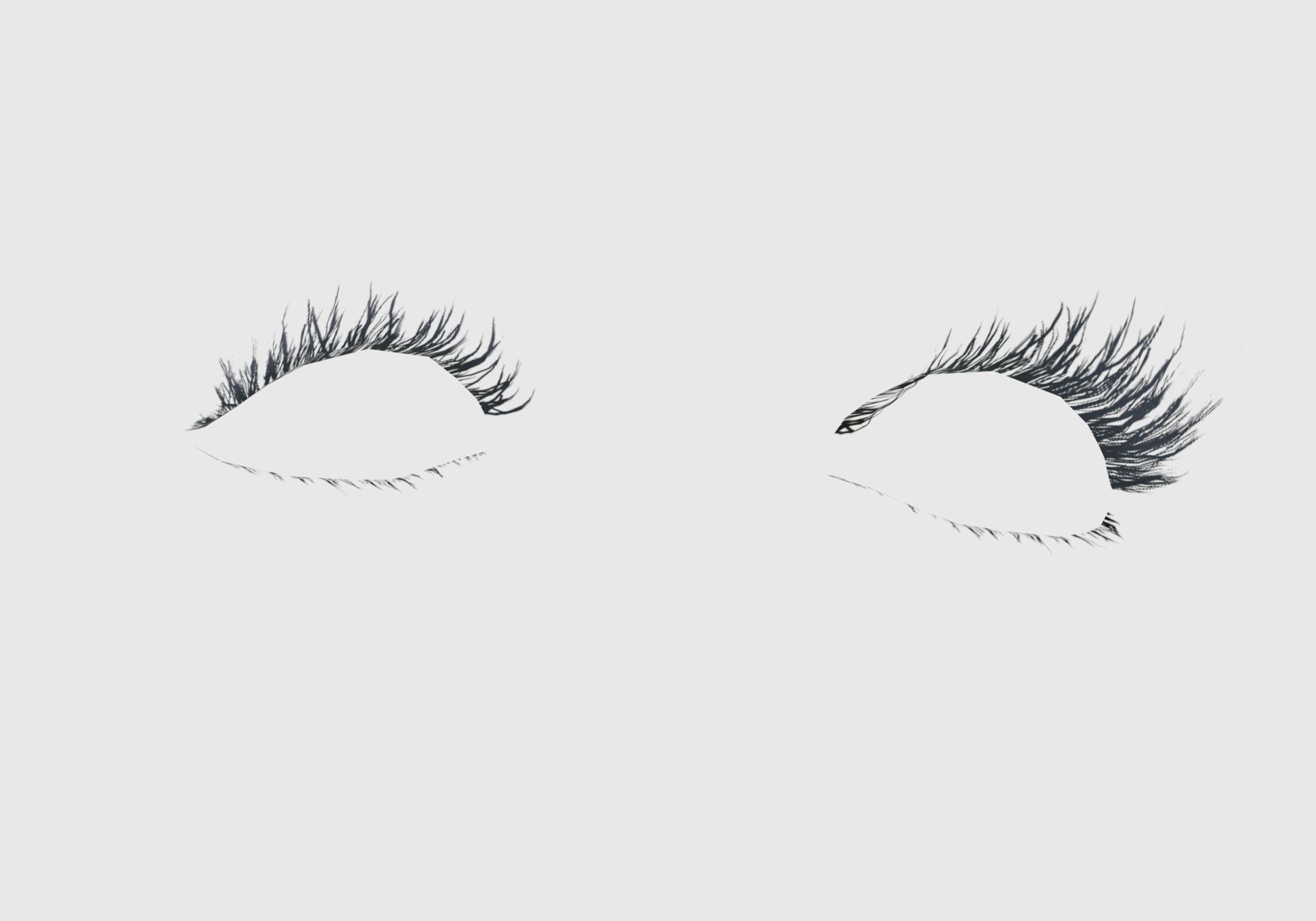Basic Long Eyelashes 3D model | CGTrader