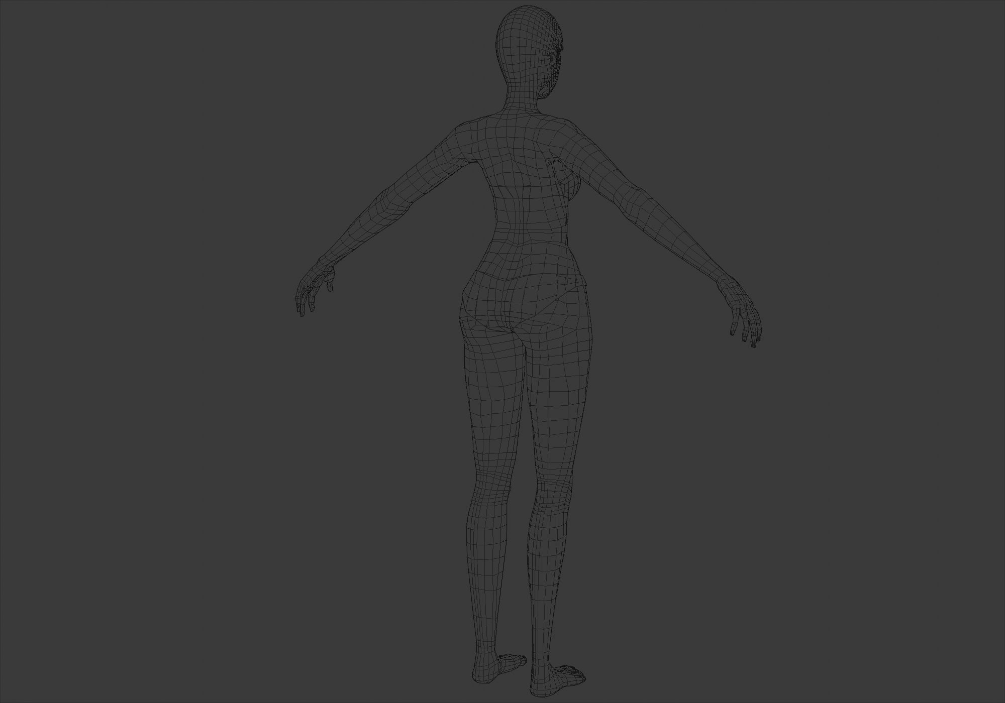 3D model Basic Female Woman VR / AR / low-poly | CGTrader