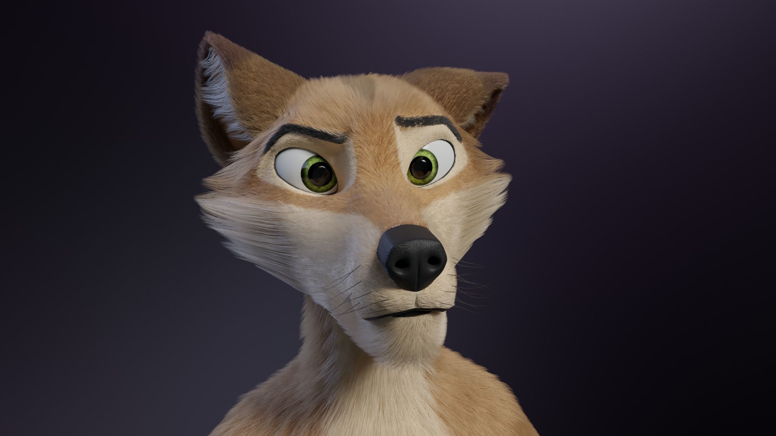 Jacob anthro dingo 3D model rigged | CGTrader