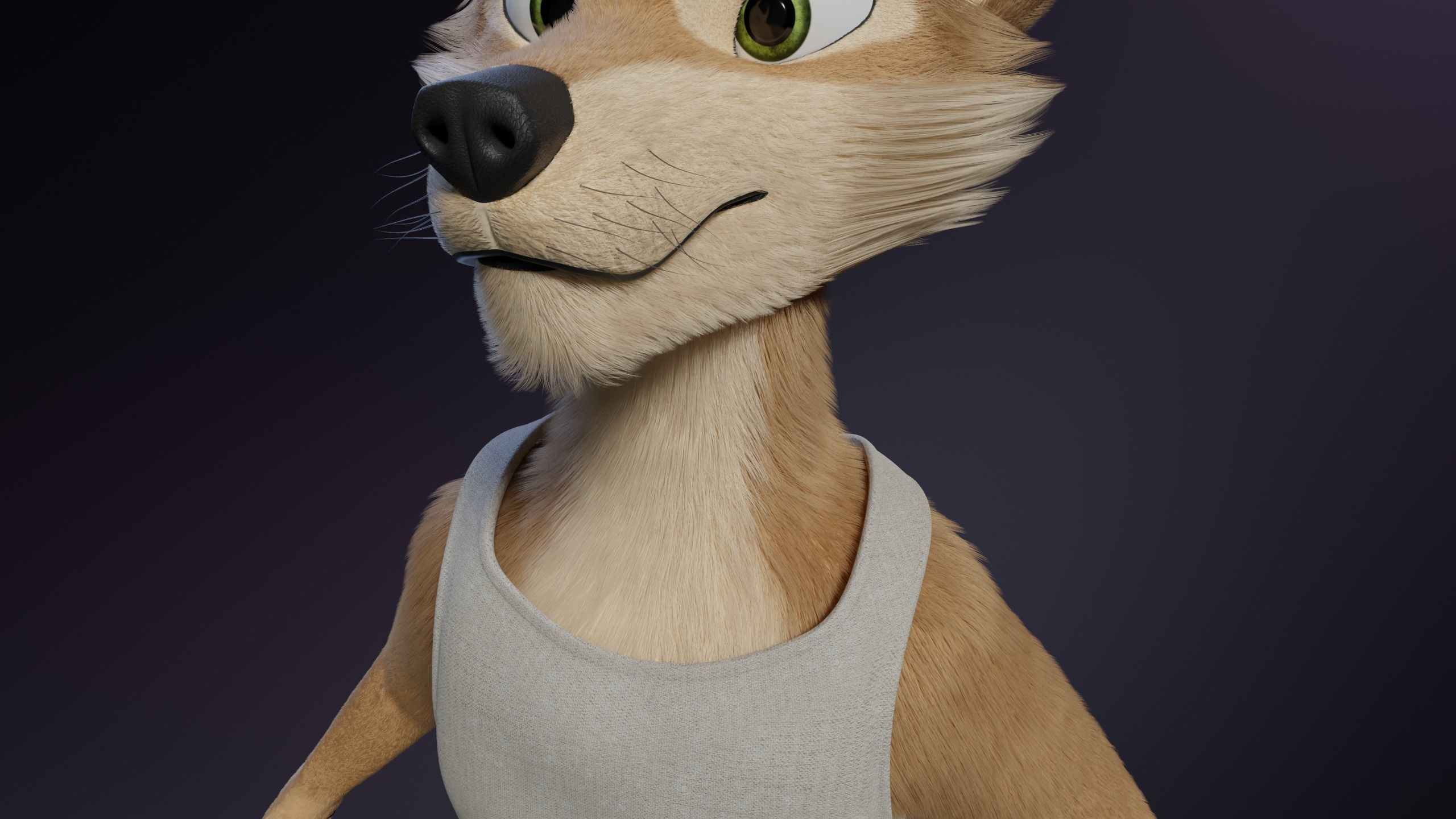 Jacob anthro dingo 3D model rigged | CGTrader