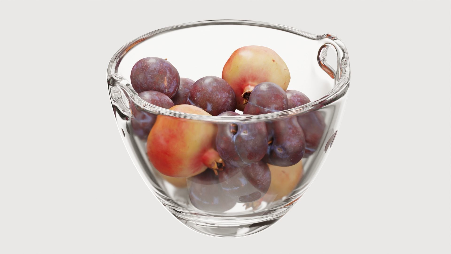 Ono fruit salad bowl set 01 3D model | CGTrader