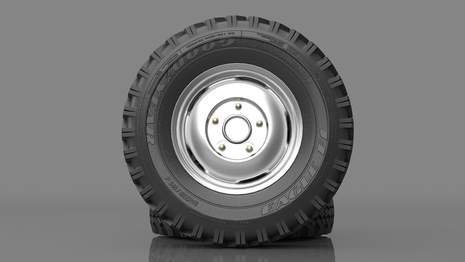 Realistic Truck Tire 3D model | CGTrader