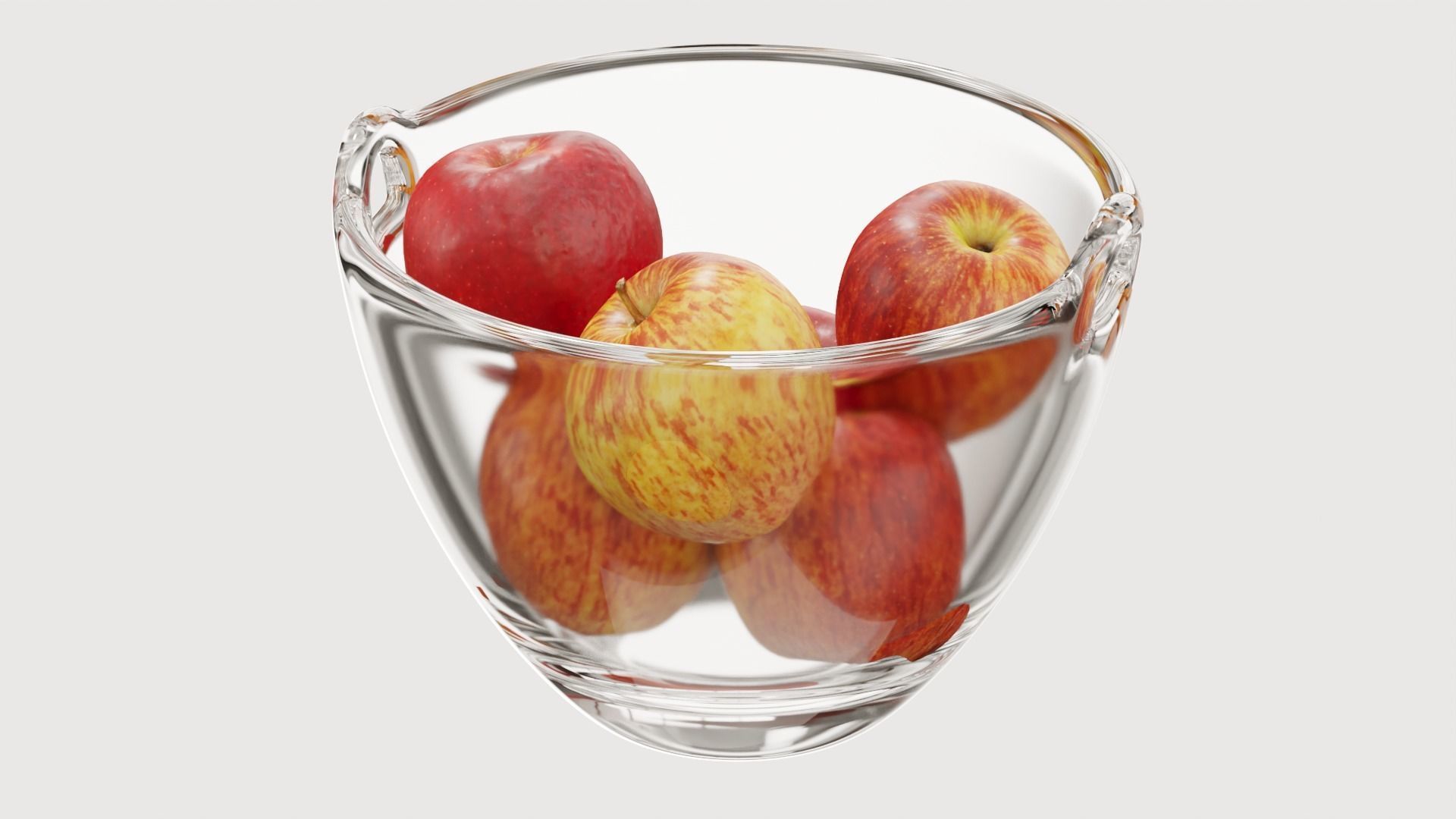 Ono fruit salad bowl set 04 3D model | CGTrader