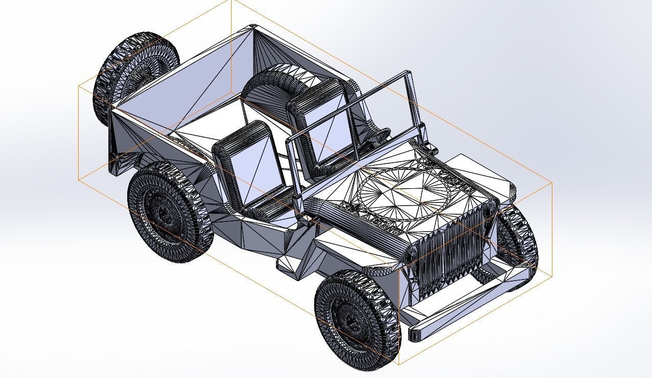 MILITARY JEEP WILLIYS - 3D CAD MODEL - HIGH POLY - GAME READY free 3D ...