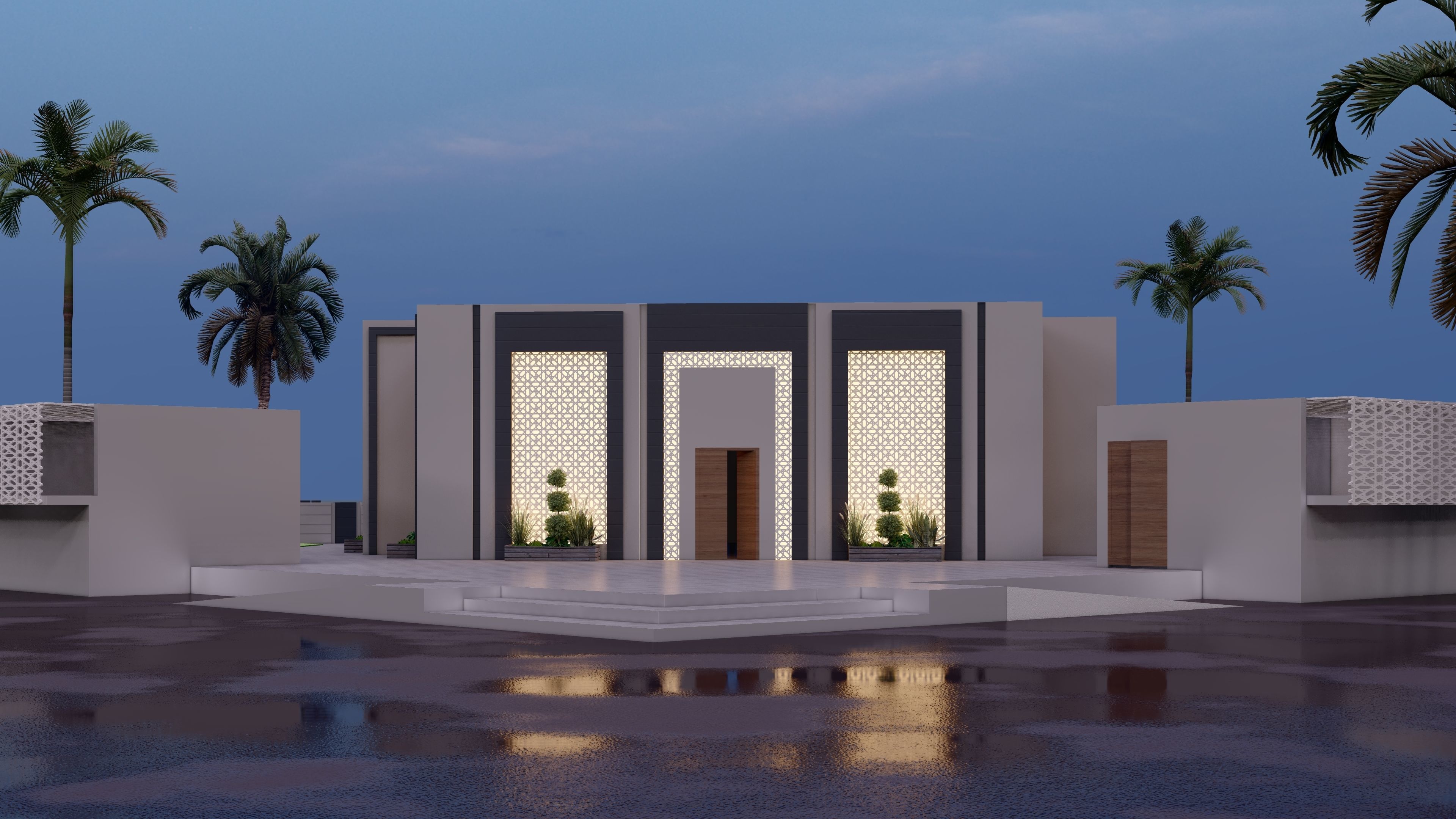 MASJID- ISLAMIC ARCHITECTURE 3D model animated | CGTrader