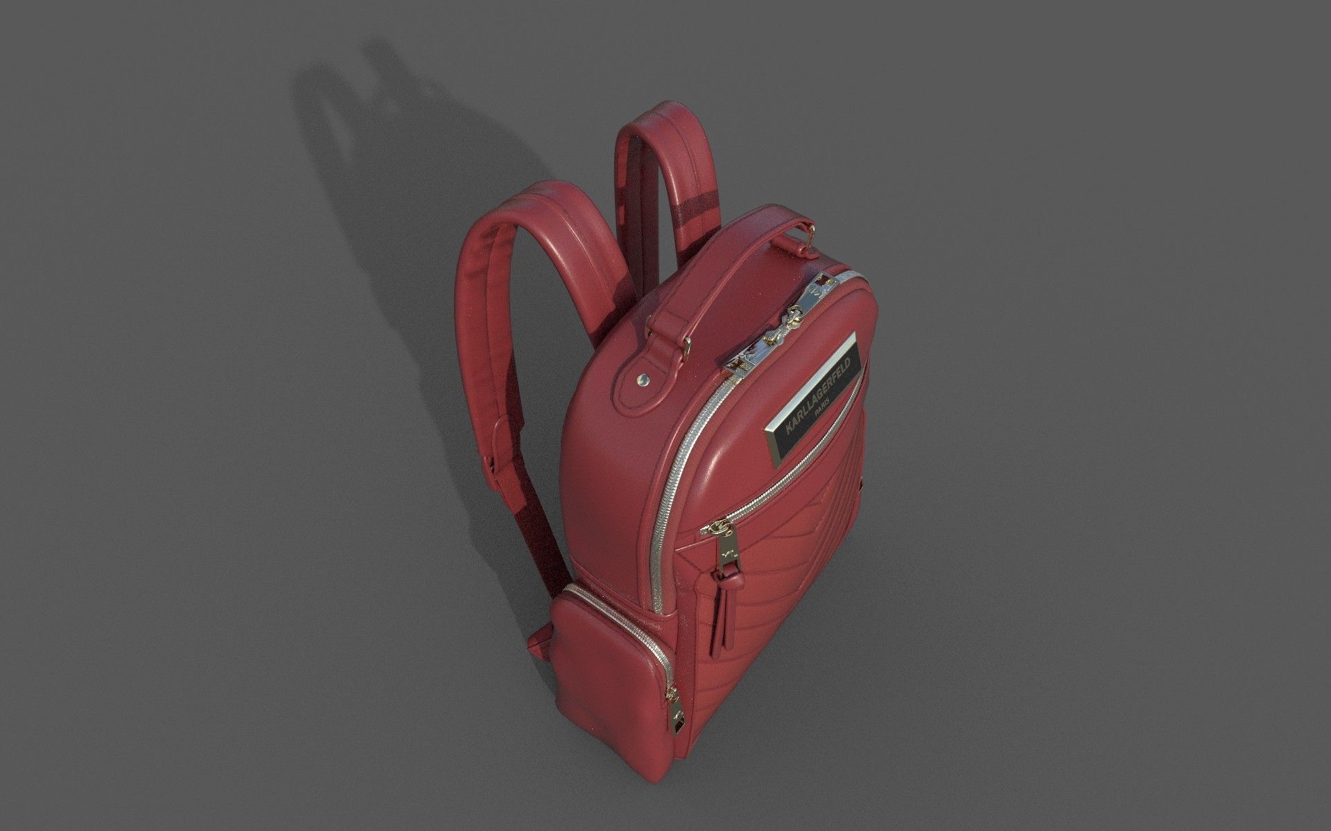 Backpack with 3 different options free VR / AR / low-poly 3D model ...
