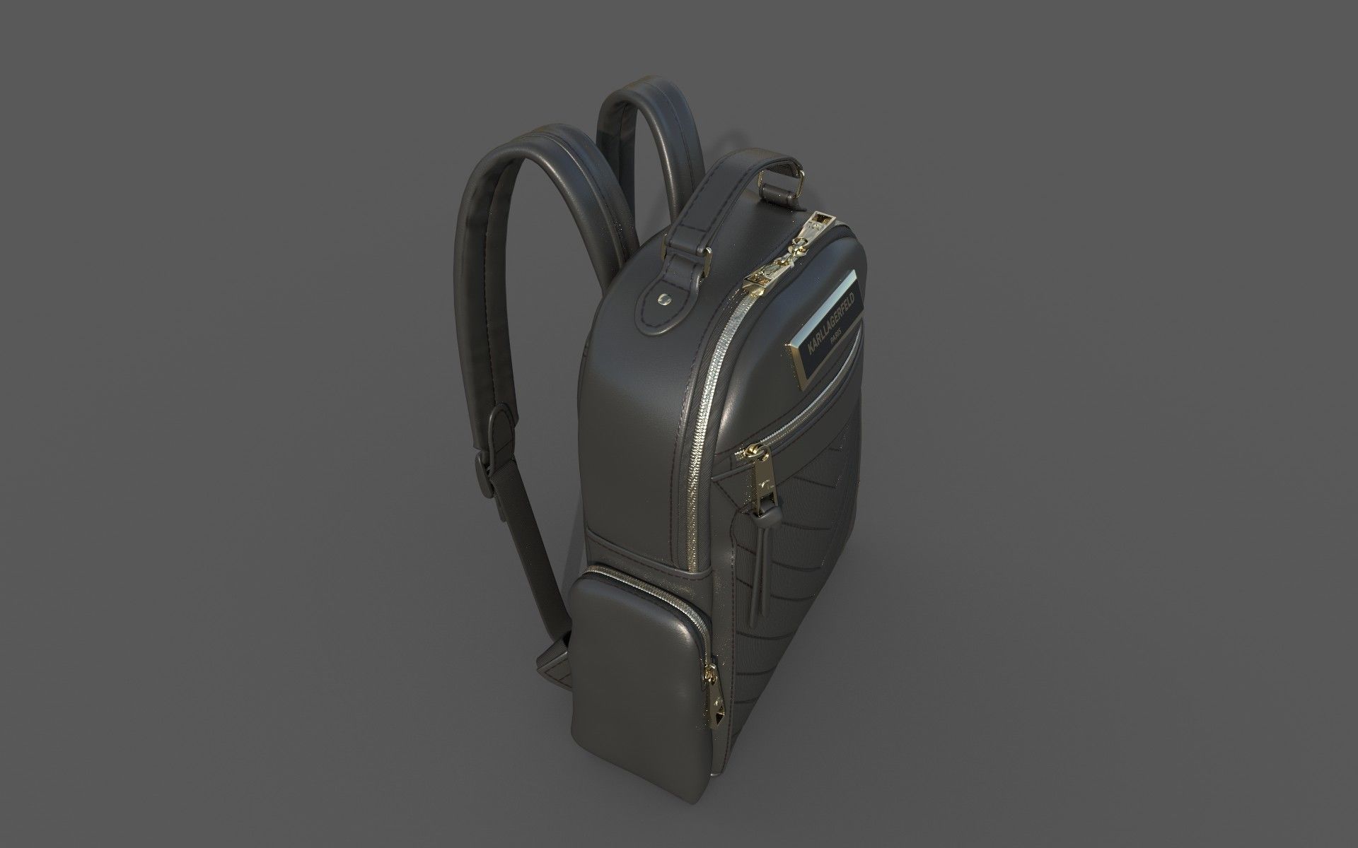 Backpack with 3 different options free VR / AR / low-poly 3D model ...