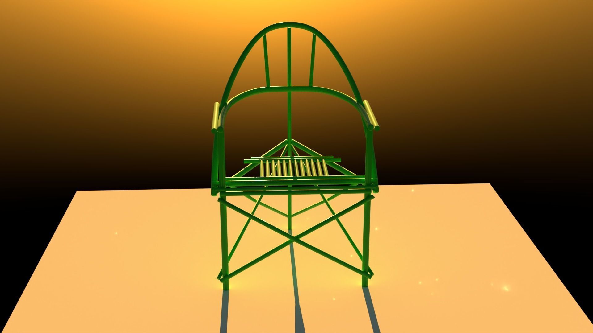 Chair in sky free VR / AR / low-poly 3D model | CGTrader