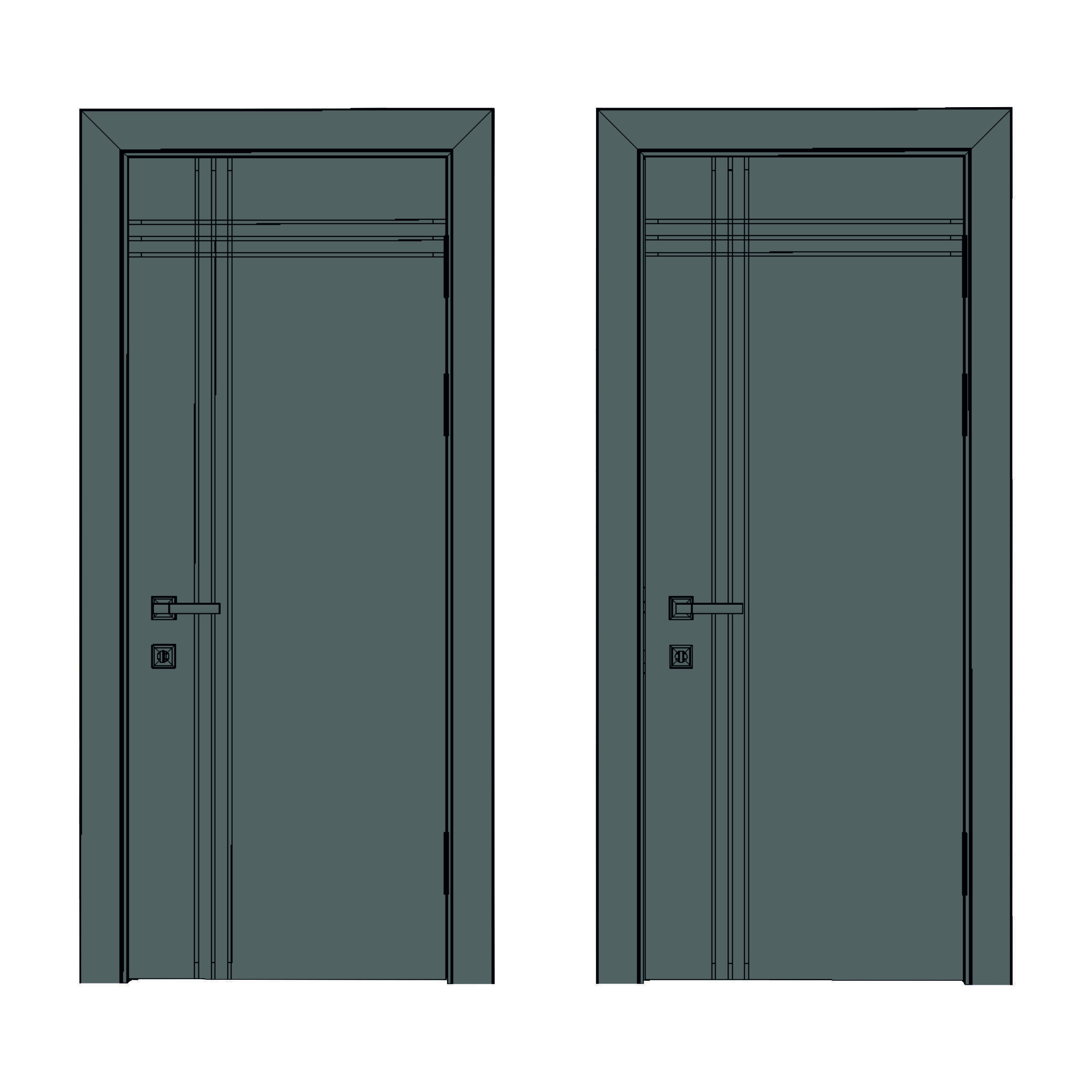 3d model door Hi-Tech 3D model | CGTrader