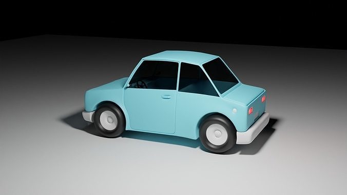 cartoon car modeling free VR / AR / low-poly 3D model | CGTrader