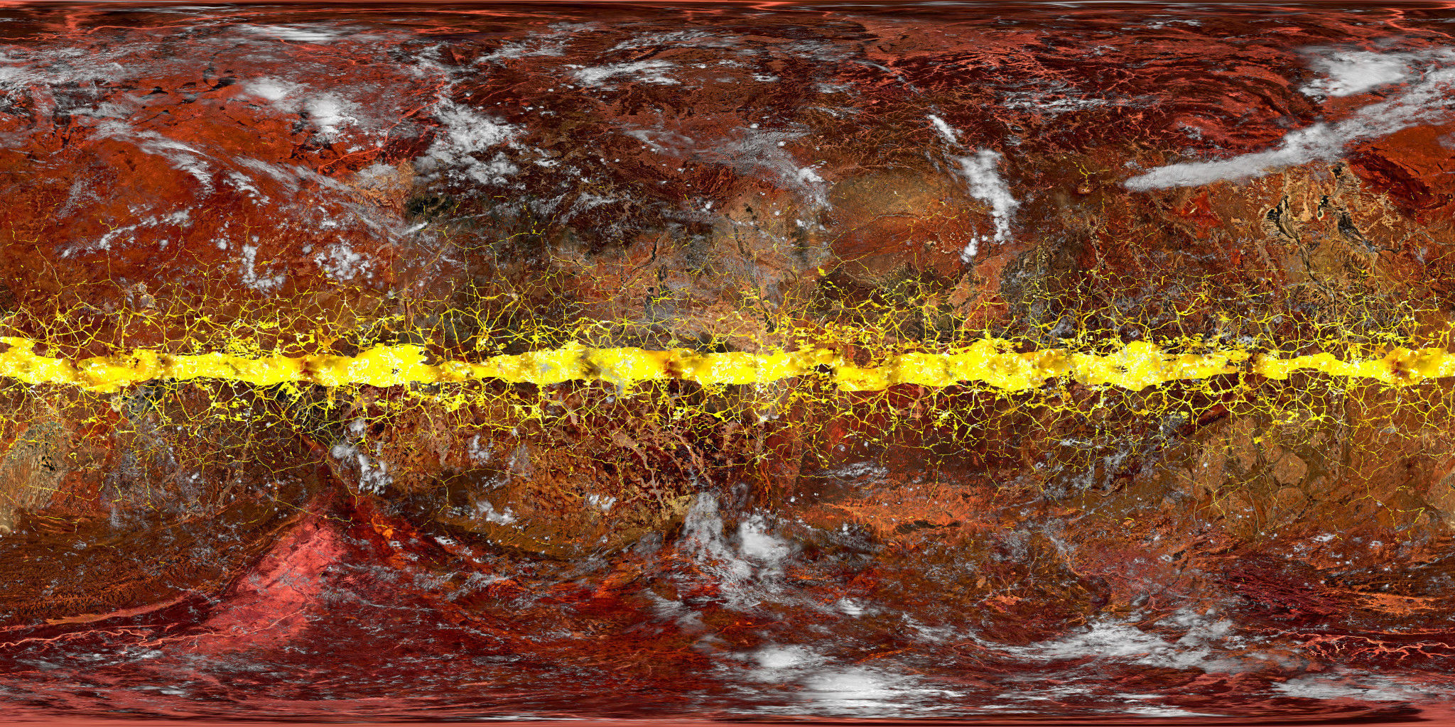 Volcanic Planet 05 - 16k 3D model | CGTrader