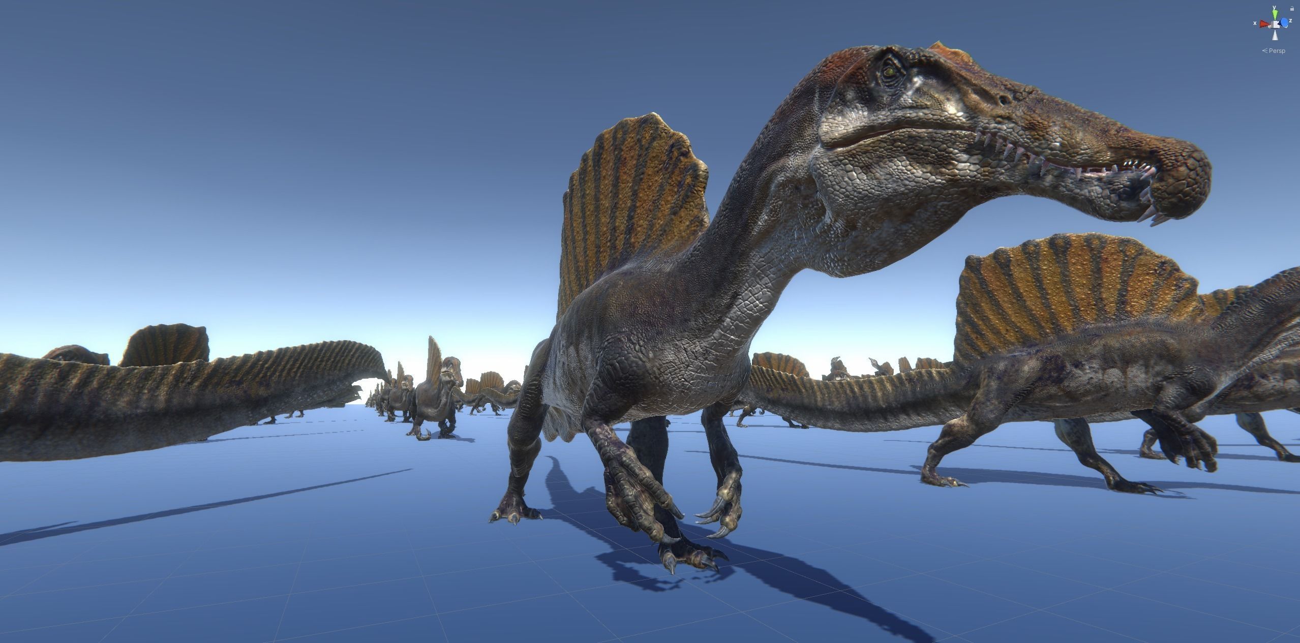 3D model Spinosaurus 2020 Unreal Engine and Unity Projects VR / AR ...