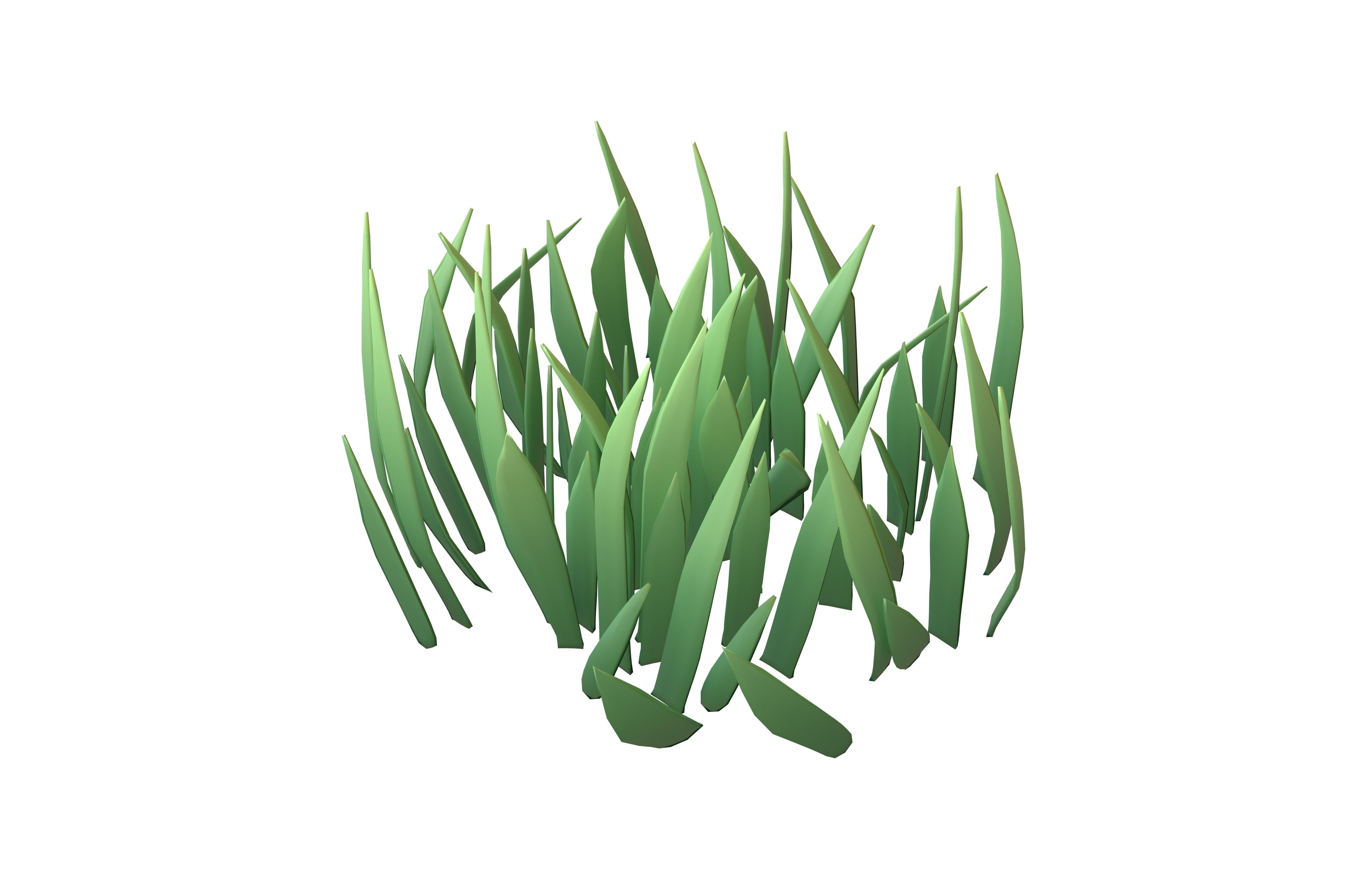 3D model Cartoon Grass v2 001 VR / AR / low-poly | CGTrader