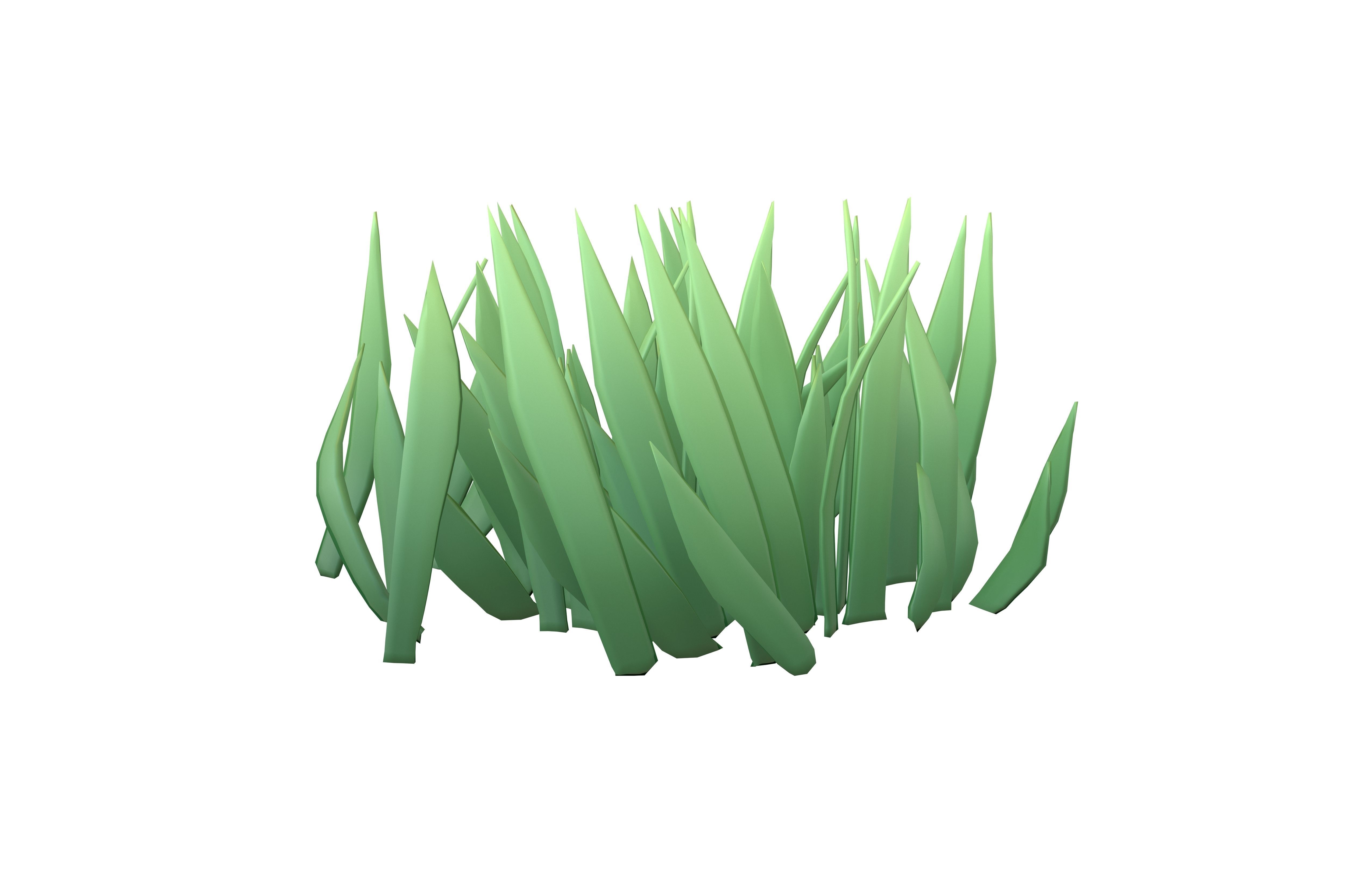3D model Cartoon Grass v2 001 VR / AR / low-poly | CGTrader
