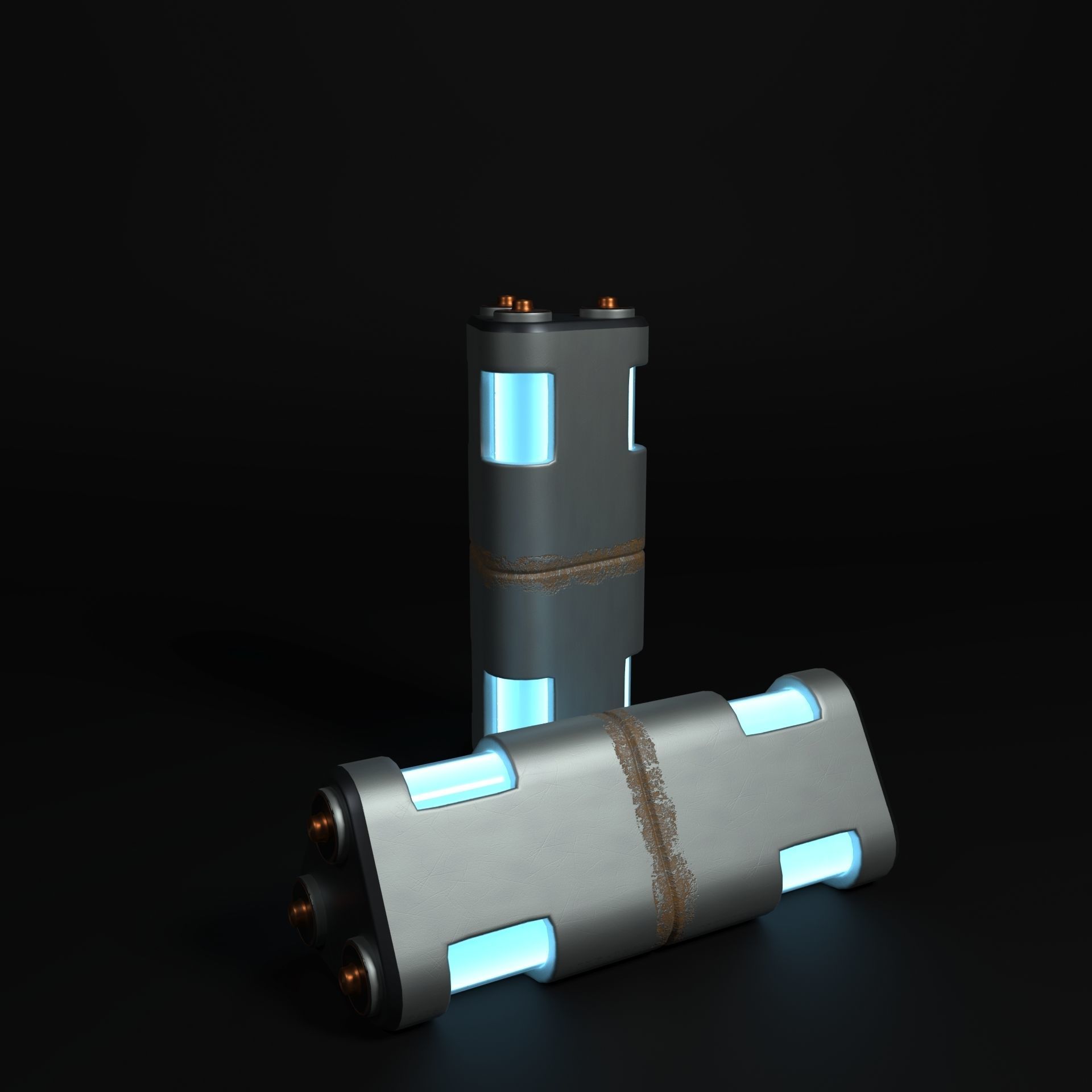 Sci-Fi Futuristic Power Cell 3D model | CGTrader