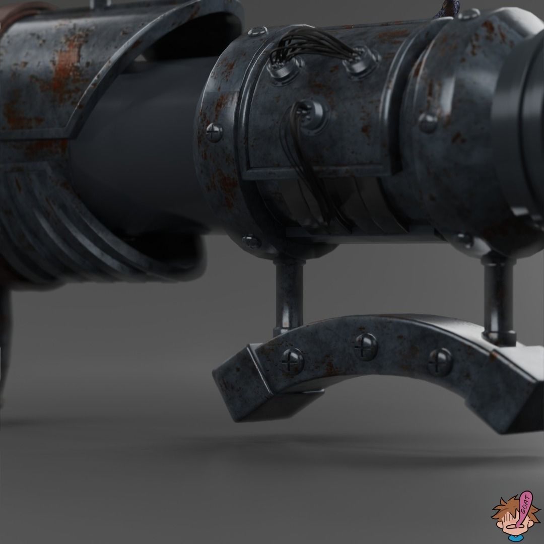 3D model Jinx Rocket Launcher VR / AR / low-poly | CGTrader