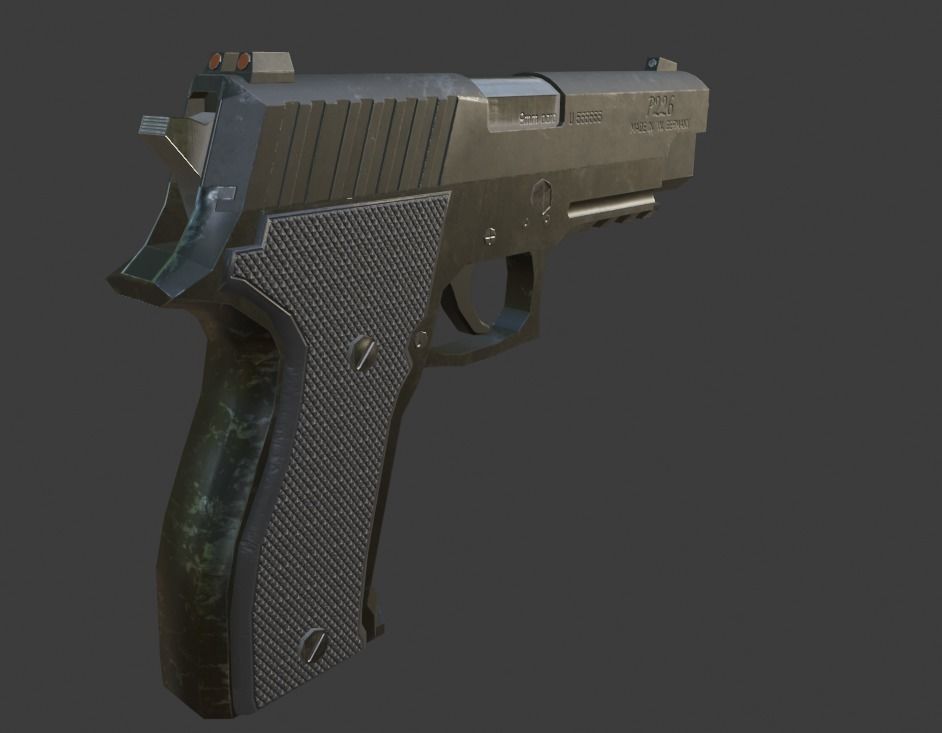 3D model Sig Sauer P226 VR / AR / low-poly | CGTrader