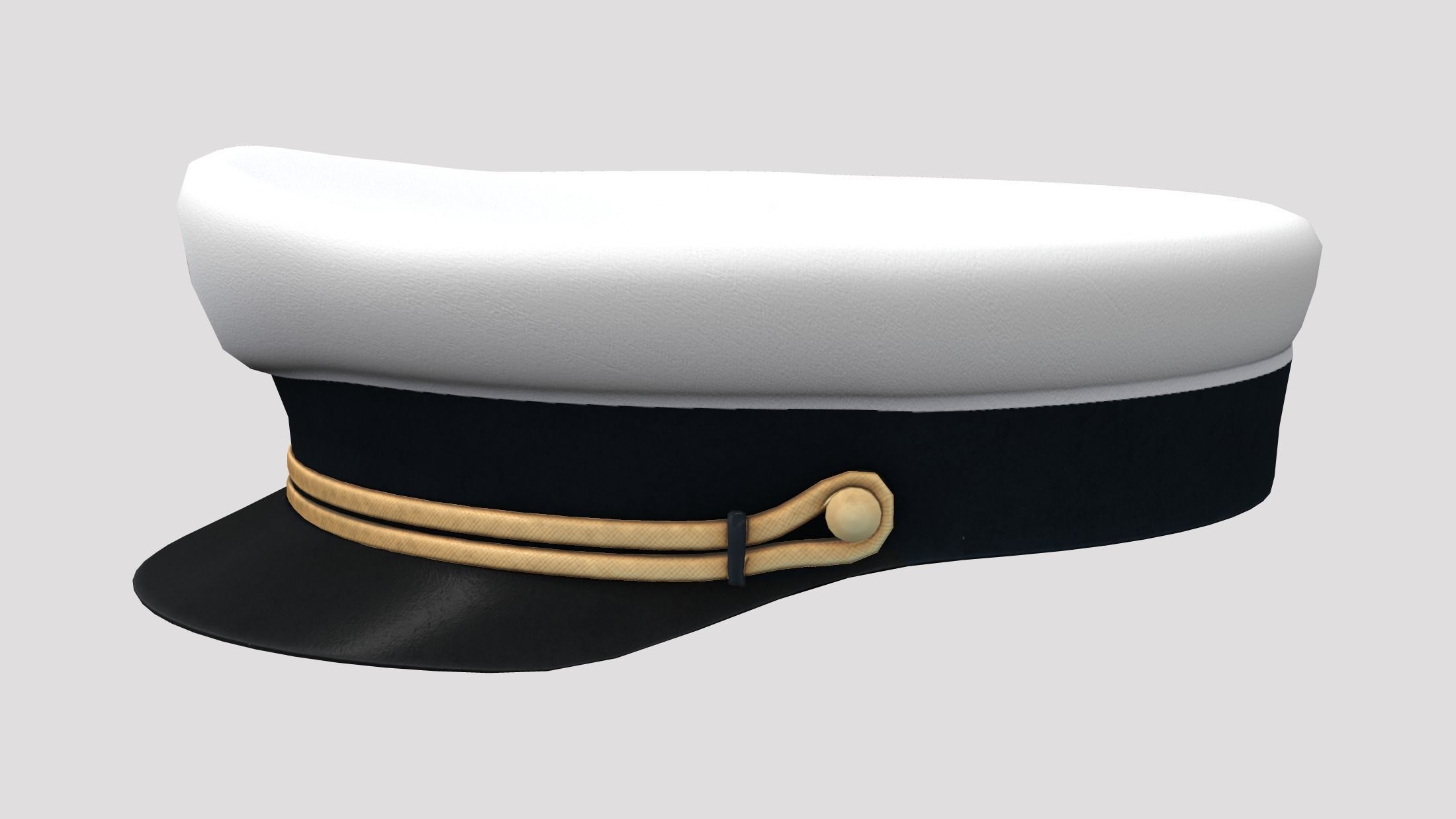 3D model Military White Navy Hat VR / AR / low-poly | CGTrader