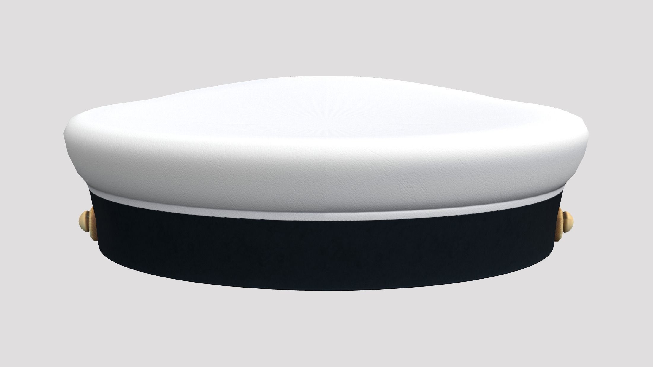 3D model Military White Navy Hat VR / AR / low-poly | CGTrader