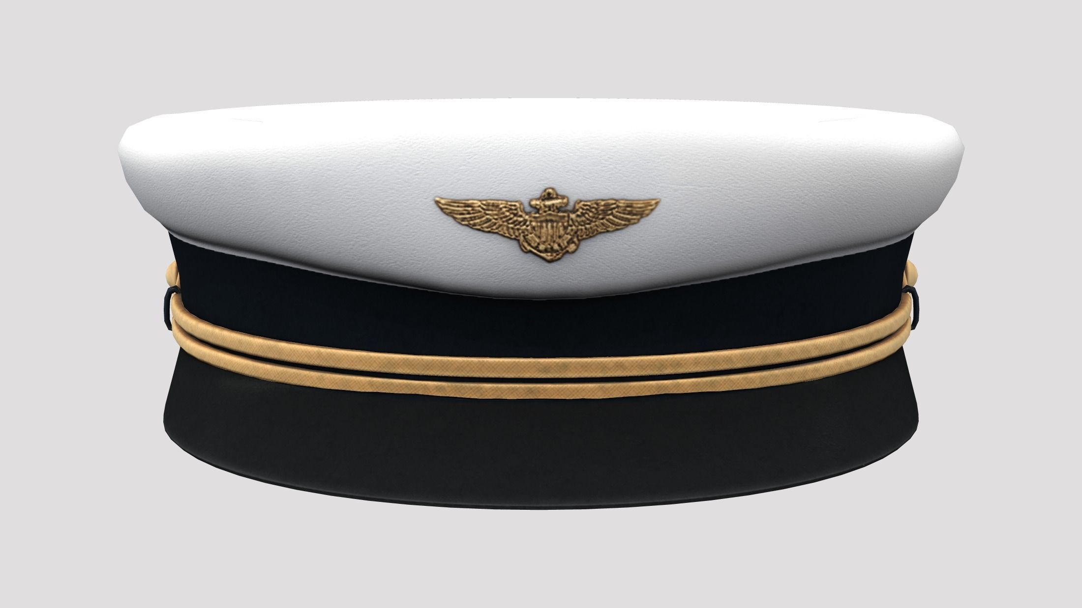 3D model Military White Navy Hat VR / AR / low-poly | CGTrader