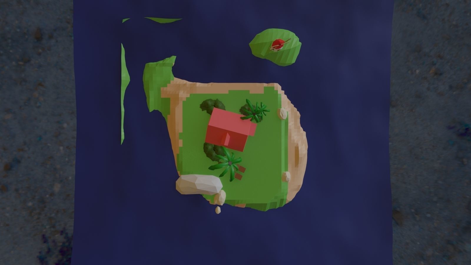 3D model Roshi Island House VR / AR / low-poly | CGTrader