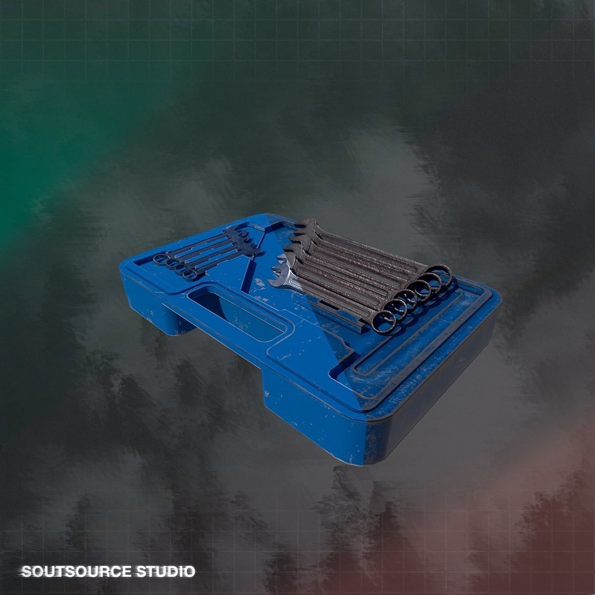 3D model Tool-Instrumental Box LowPoly GameReady by Soutsource Studio ...