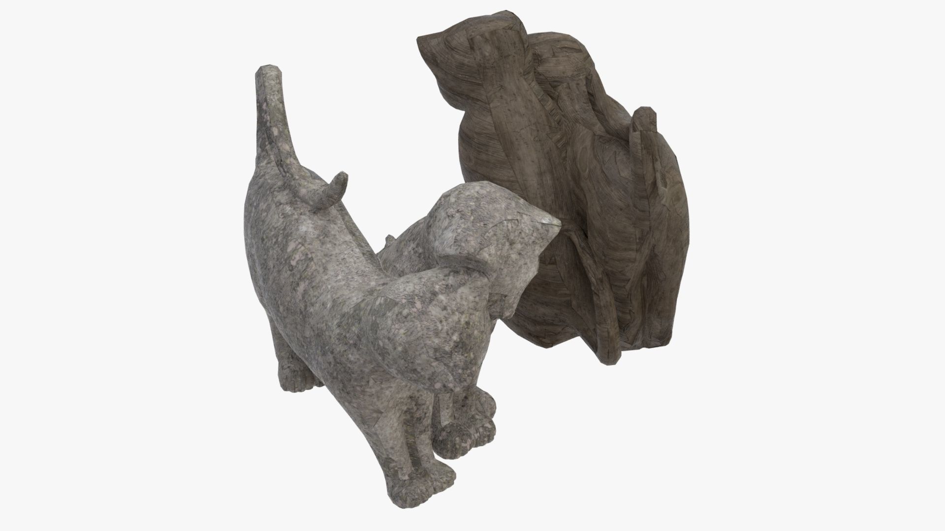 3D model 4K texture statue cat for decoration VR / AR / low-poly | CGTrader