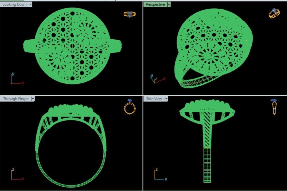 PLAIN TURKISH RINGS 3D model 3D printable | CGTrader