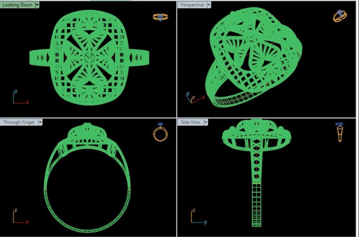 PLAIN TURKISH RINGS 3D model 3D printable | CGTrader