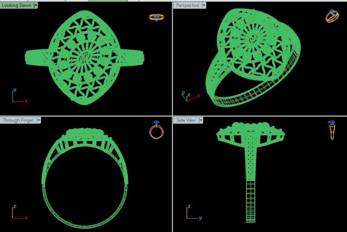 PLAIN TURKISH RINGS 3D model 3D printable | CGTrader