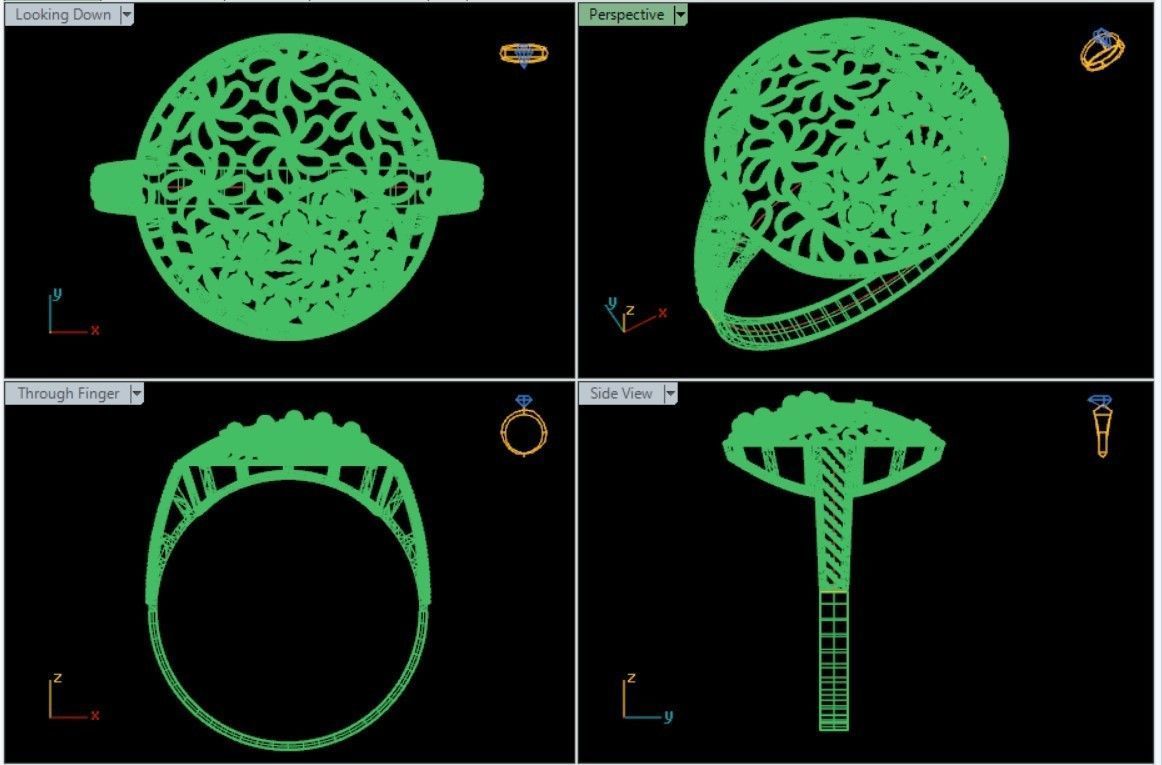 PLAIN TURKISH RINGS 3D model 3D printable | CGTrader