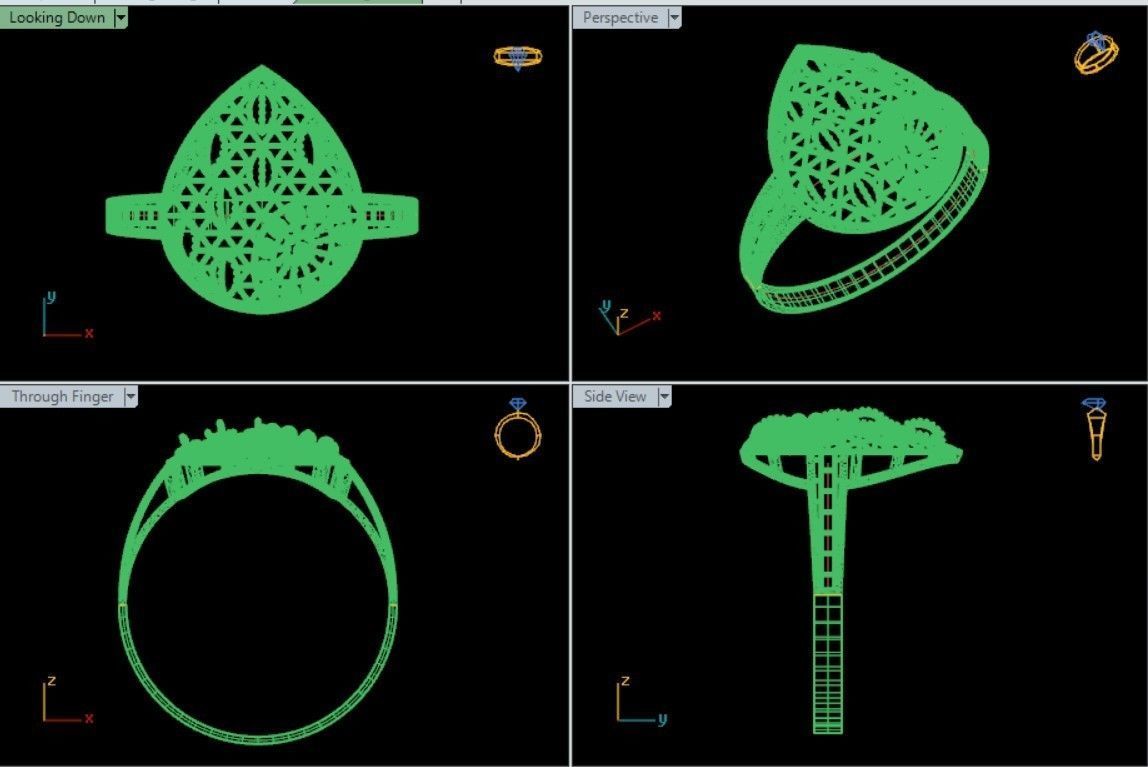 PLAIN TURKISH RINGS 3D model 3D printable | CGTrader