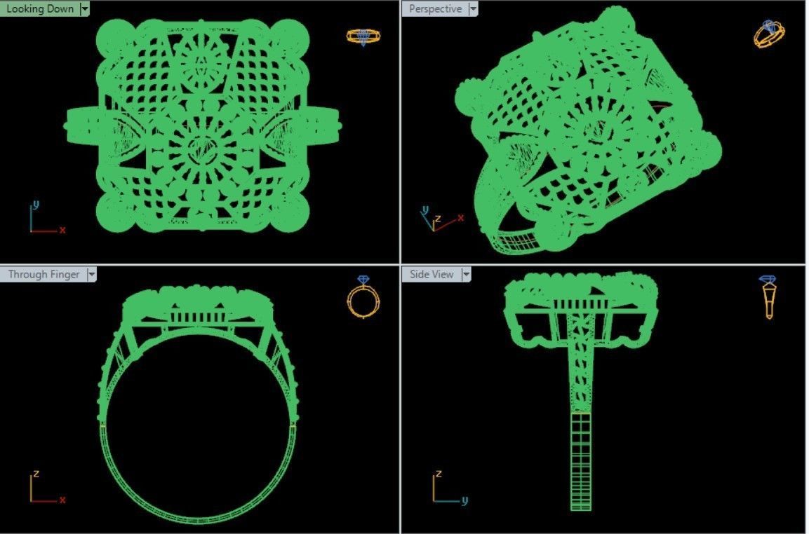 PLAIN TURKISH RINGS 3D model 3D printable | CGTrader
